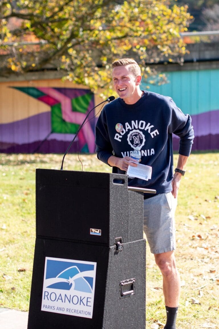 “A Star City in Motion” Mural Dedicated → Roanoke Arts Commission